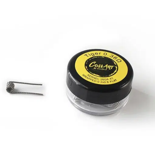 0.36 Ohm Coil Art Premade Tiger Vape Coils | E-Liquids UK