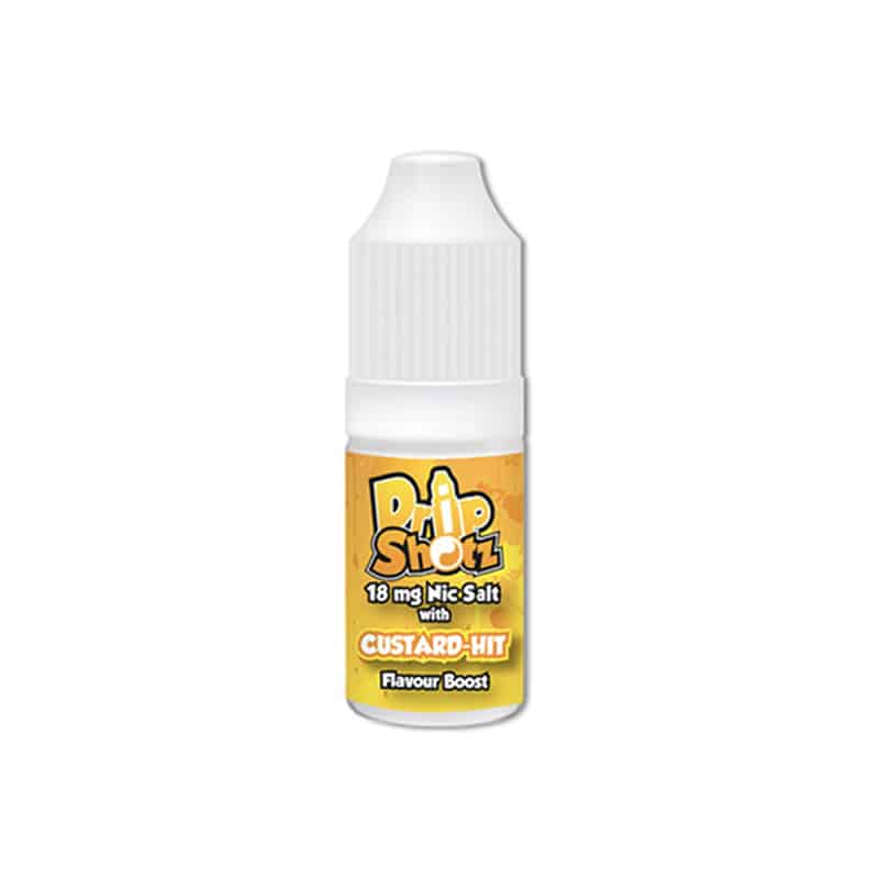 Custard-Hit 18mg Nic Salt Shot By Drip Shotz | E-Liquids UK