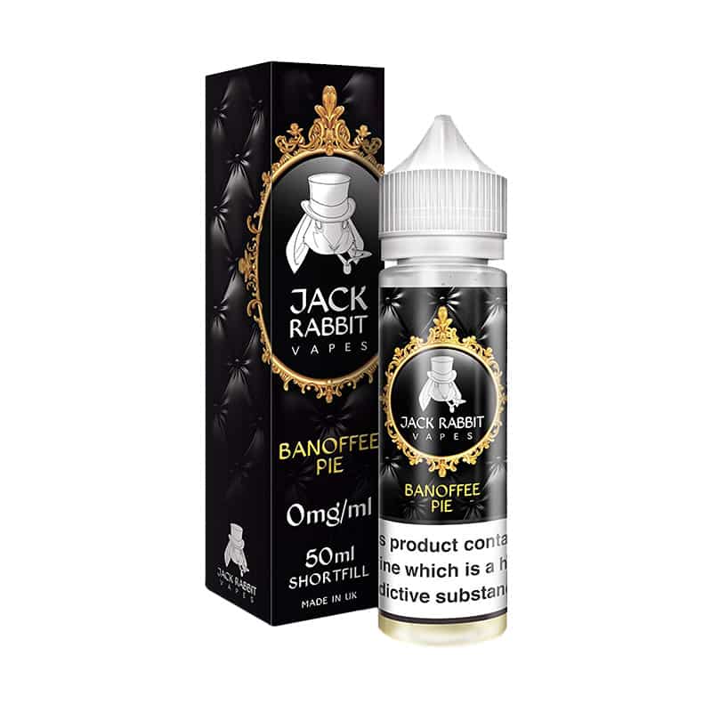 Banoffee Pie 50ml 0mg Short Fill By Jack Rabbit Vapes | E-Liquids UK