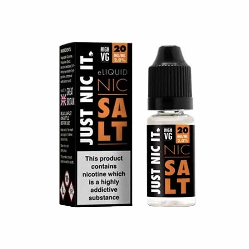 Just Nic It High VG Nicotine Salt Shot | 20mg | E-Liquids UK