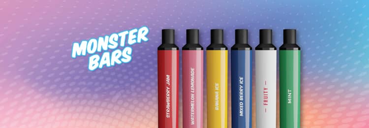 Monster Bars Disposable Vape | 20mg Salt | E-Liquids UK