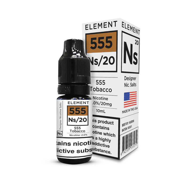 555 Tobacco 20mg Salt By Element | E-Liquids UK