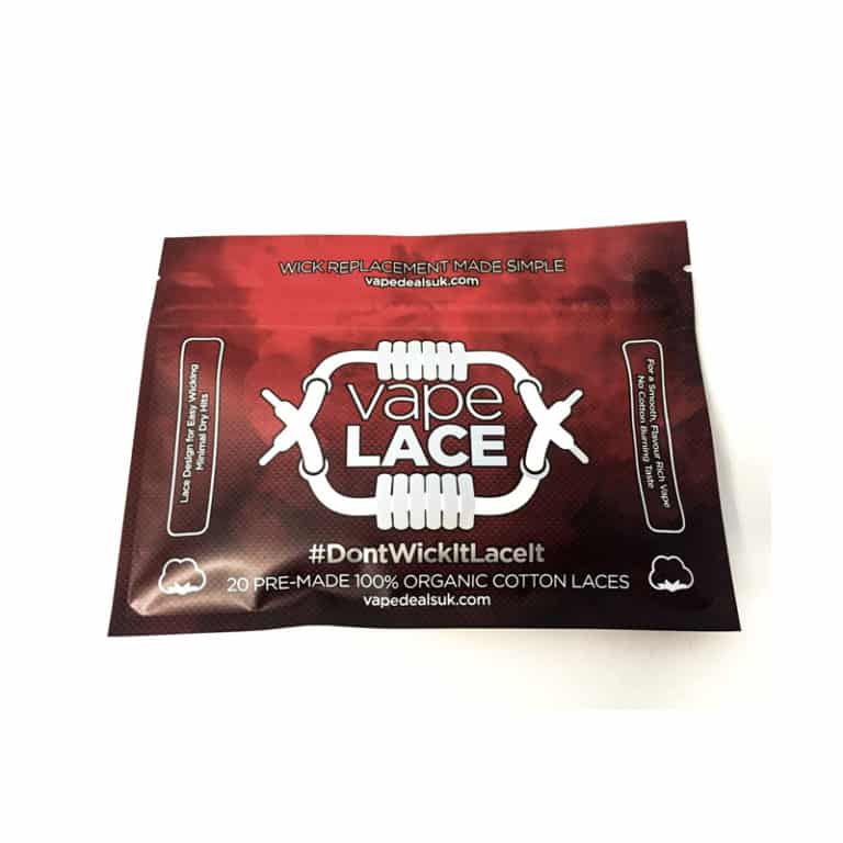 Vape Lace Cotton 100% Organic Vaping Cotton | E-Liquids UK