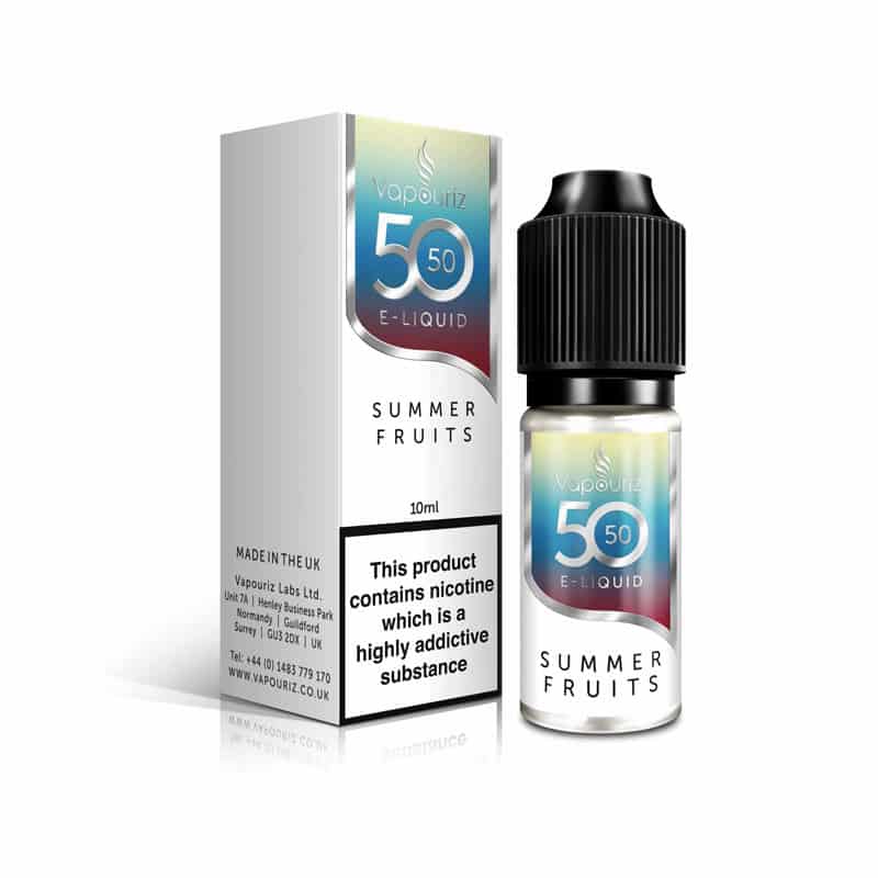 Summer Fruits 10ml By Vapouriz 5050 | E-Liquids UK